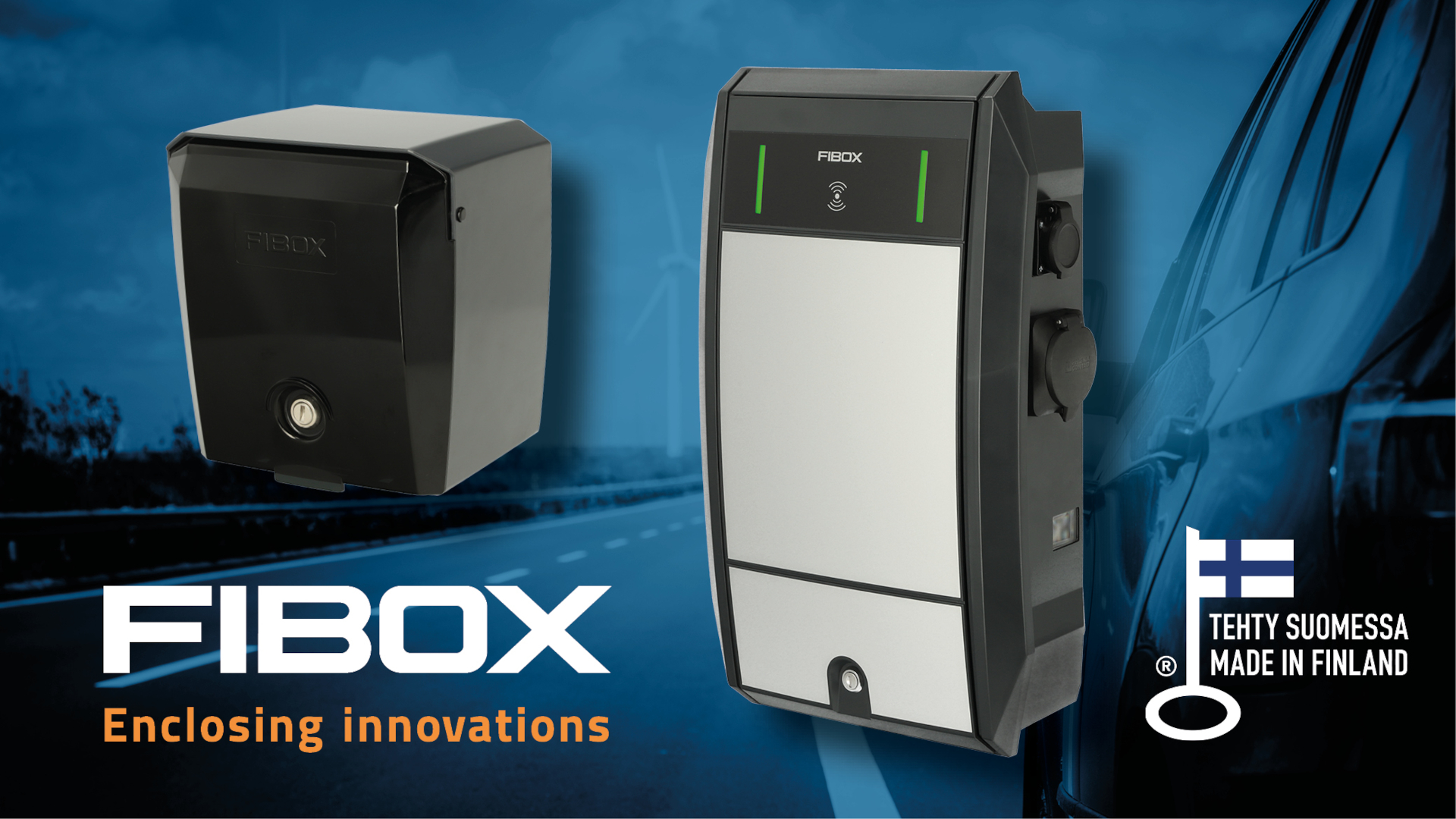 Fibox Charging Solutions awarded the Key Flag symbol in recognition of products manufactured in ...